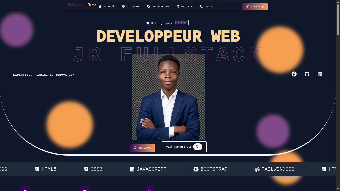 Rodriguez Voïtan Azaria | Développeur Web Front-End à Abomey-Calavi